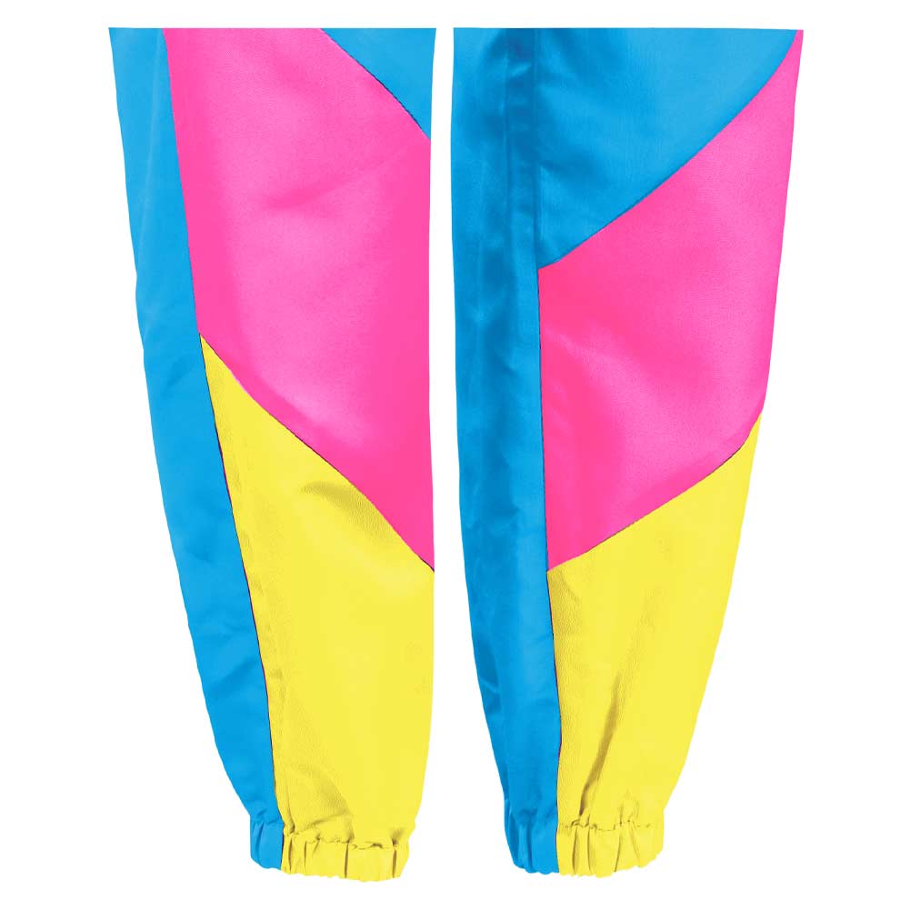 80s Adult Blue Retro Hip Hop Tracksuit Set Sportswear Cosplay Outfits ...