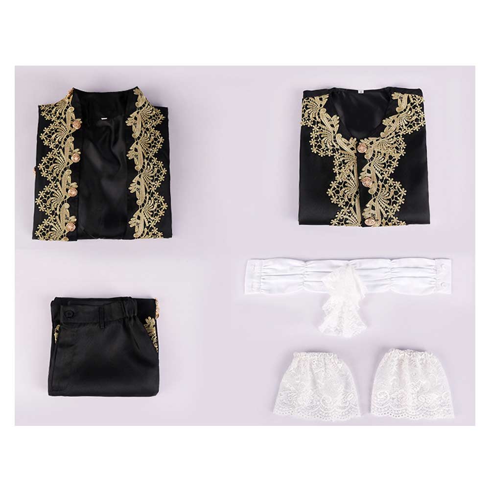 Men Retro Victorian Medieval Palace Prince Suit Halloween Party Cospla ...