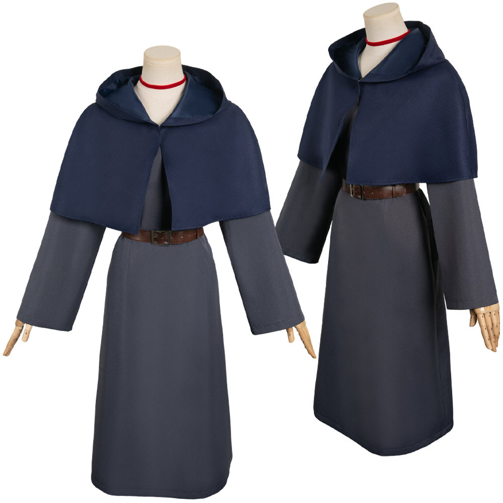 Delicious in Dungeon/Dungeon Meshi Falin Touden Dark Blue School Unifo ...