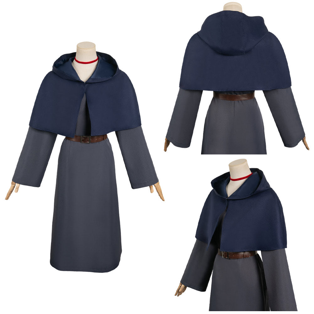Delicious in Dungeon/Dungeon Meshi Falin Touden Dark Blue School Unifo ...