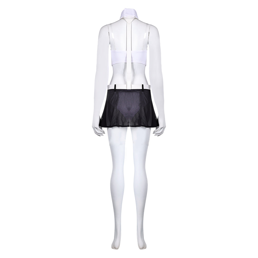 Final Fantasy Ⅶ Ever Crisis Tifa Lockhart White 3 Piece Swimsuit Set 5429