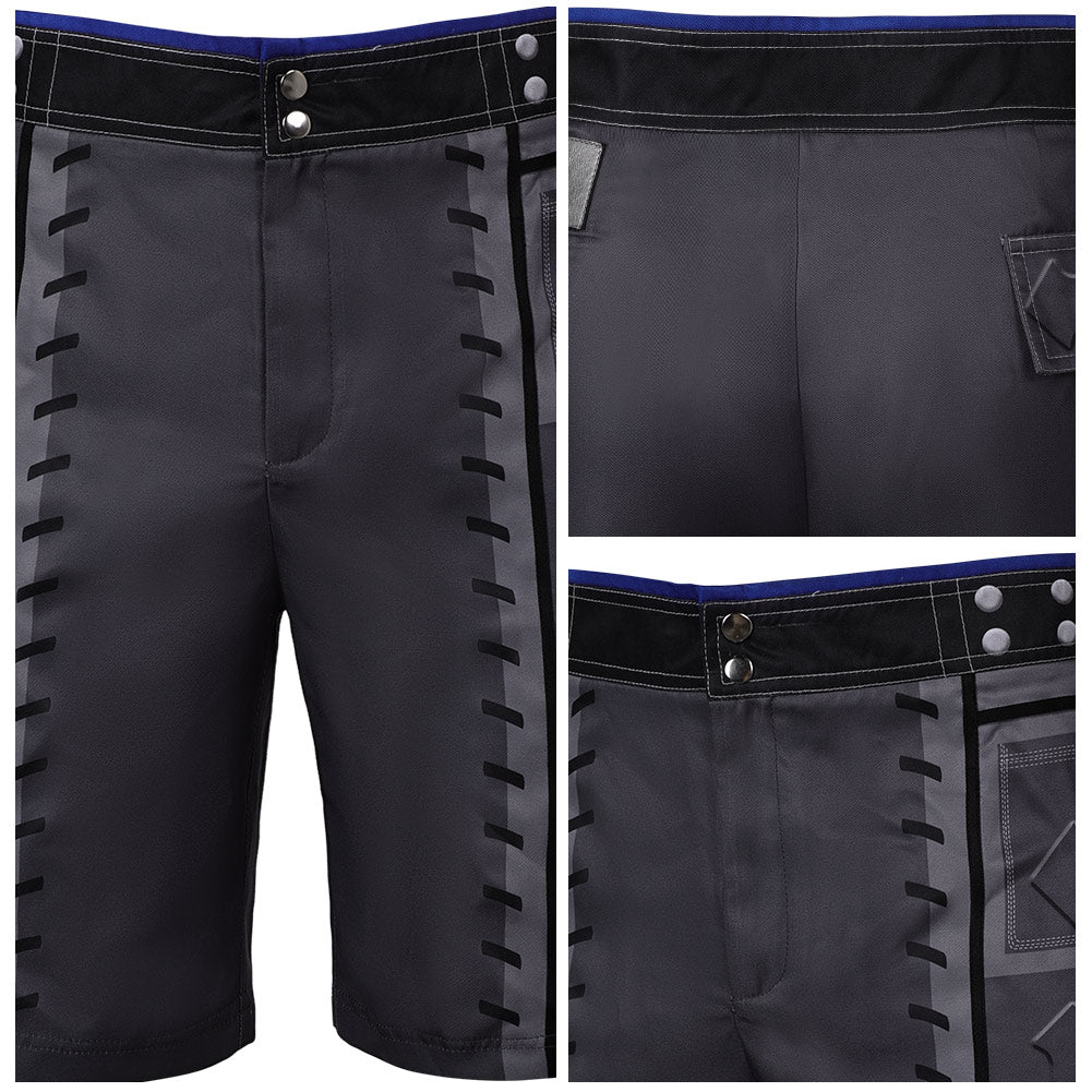 Final Fantasy Cloud Strife Adult Cosplay Costume Shorts Pants Outfit H ...