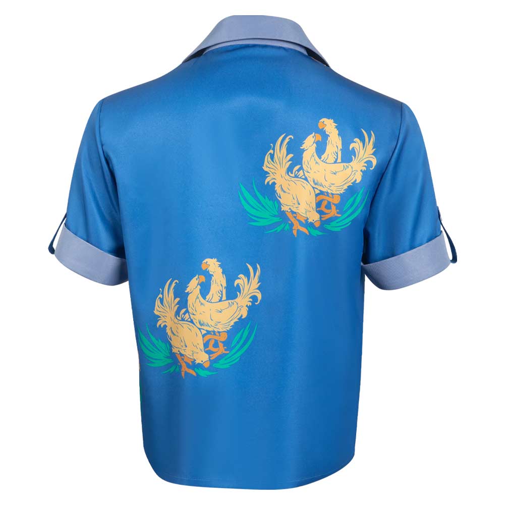 Final Fantasy VII Cloud Strife Cloud Chocobo Adult Cosplay Printed Blu ...