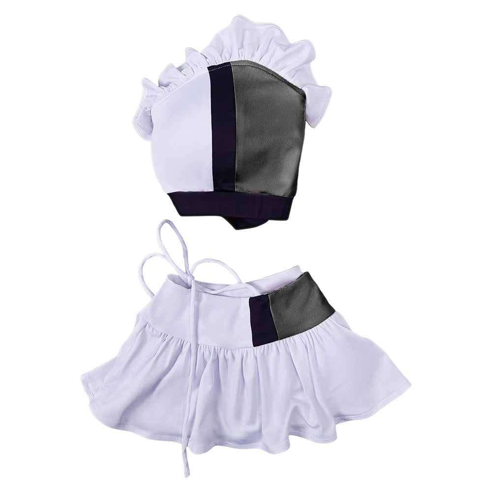 Final Fantasy VII Tifa Lockhart Original White Bikini Swimsuit Cosplay ...