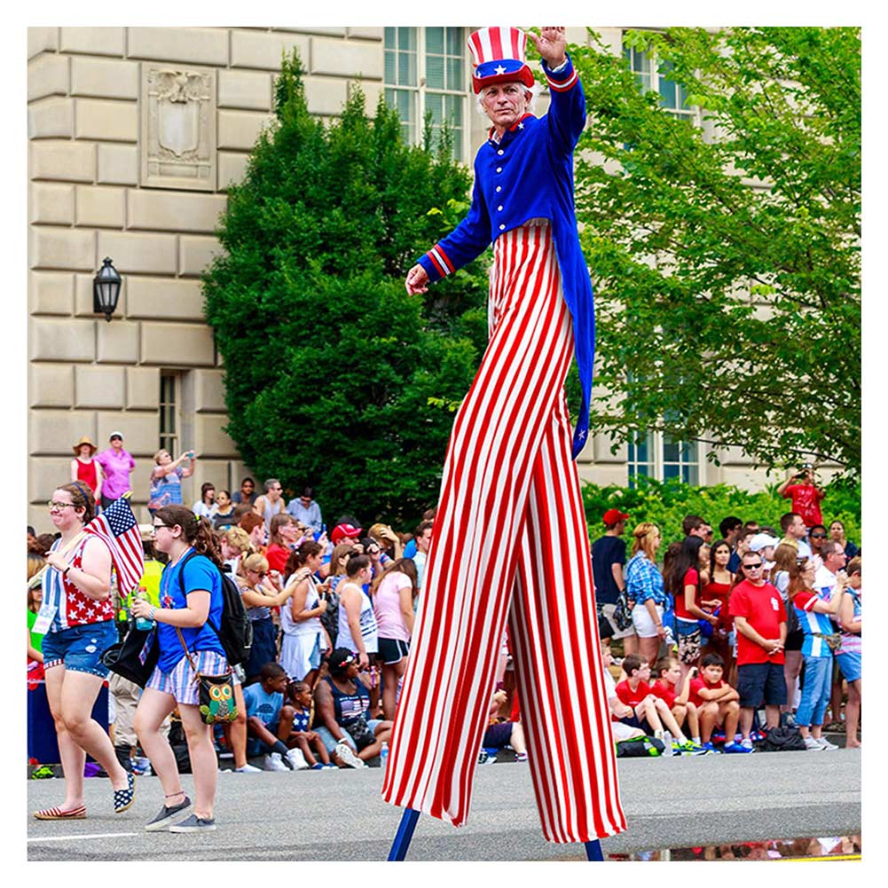 Independence Day Stilt Pants Cosplay Outfits Patriotic Festival Hallow ...