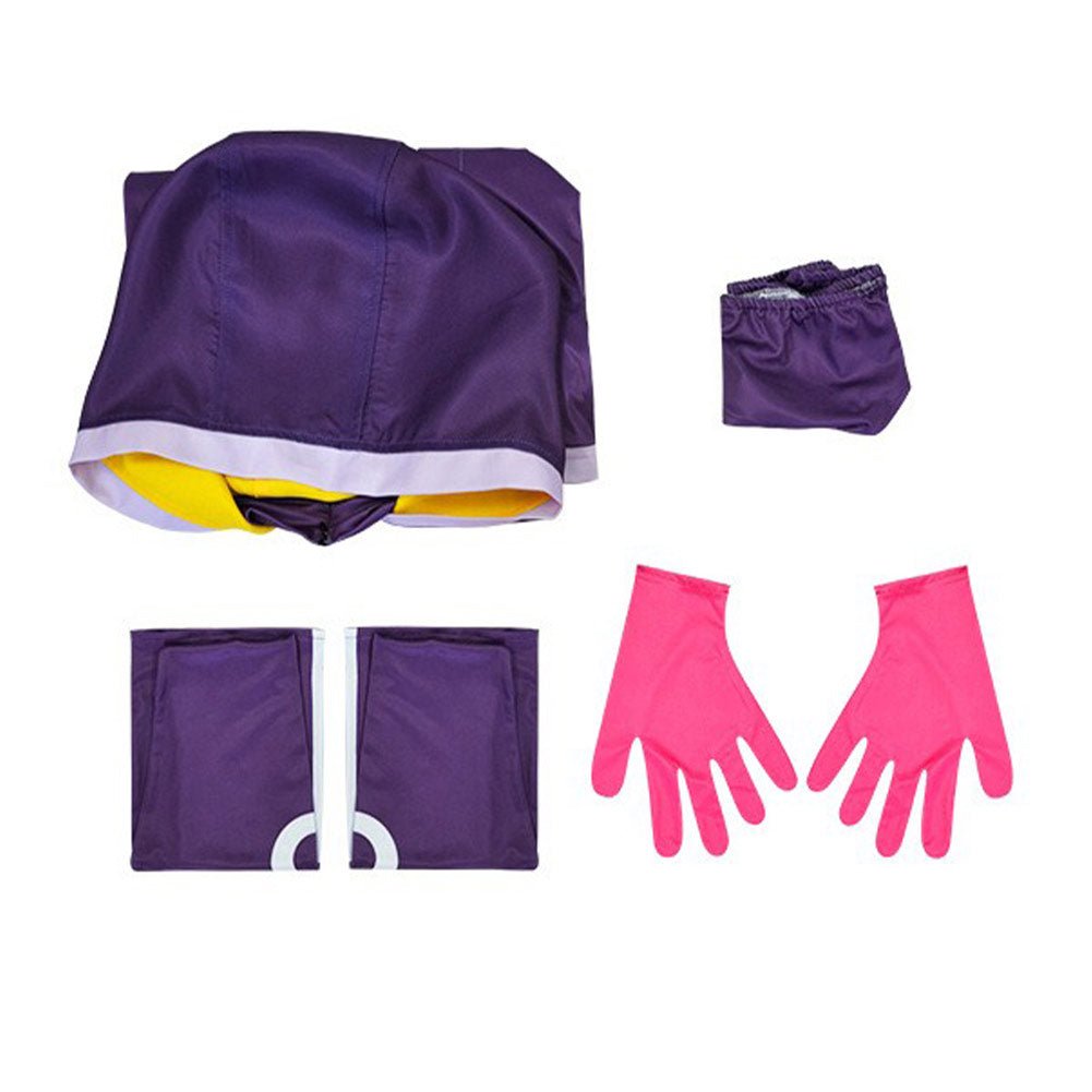 One Piece Jewelry Bonney Egghead Arc Purple Suit Cosplay Costume Outfi ...
