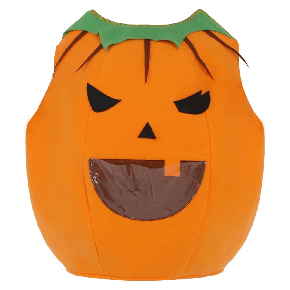 Pumpkin Pockets For Candy Kids Little Children Cosplay Outfits Hallowe ...