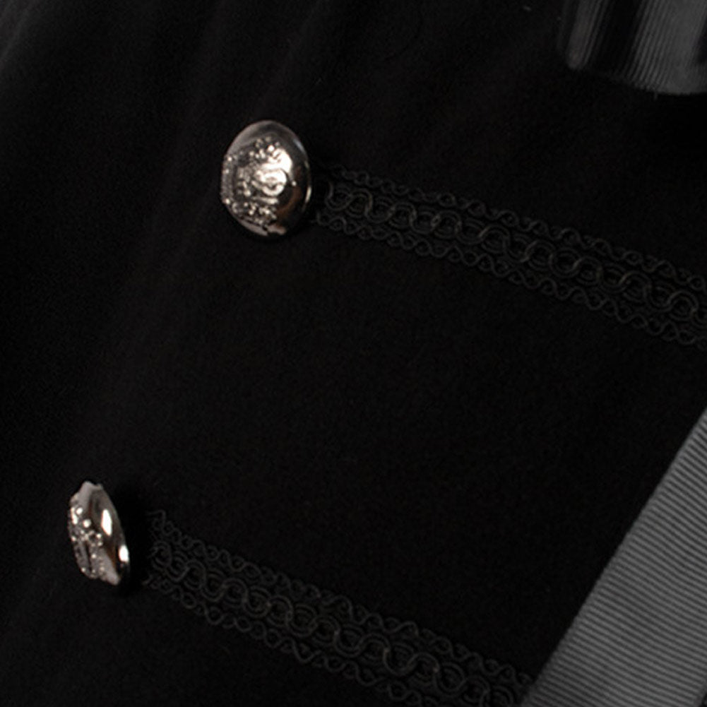 Retro Medieval Men Black Steampunk Cloak Cape Cosplay Outfits Hallowee ...