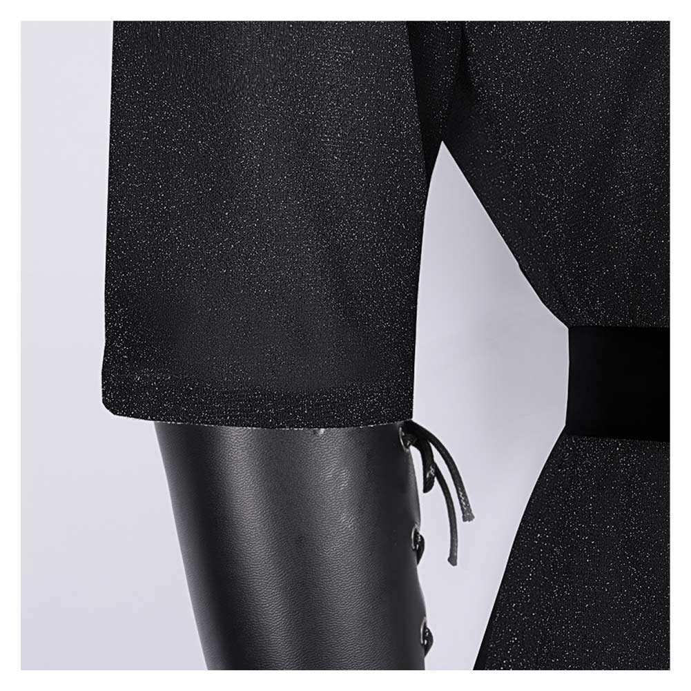 Retro Medieval Renaissance Faux Chain Mail Black Men's Shirt Cosplay O ...