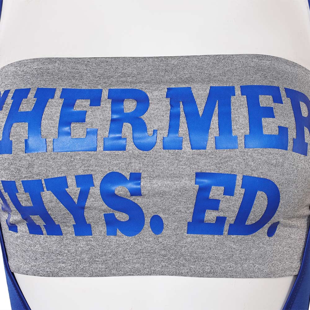 Weird Science Lisa Blue Bodysuit Sportswear 5 Piece Set Cosplay Outfit ...