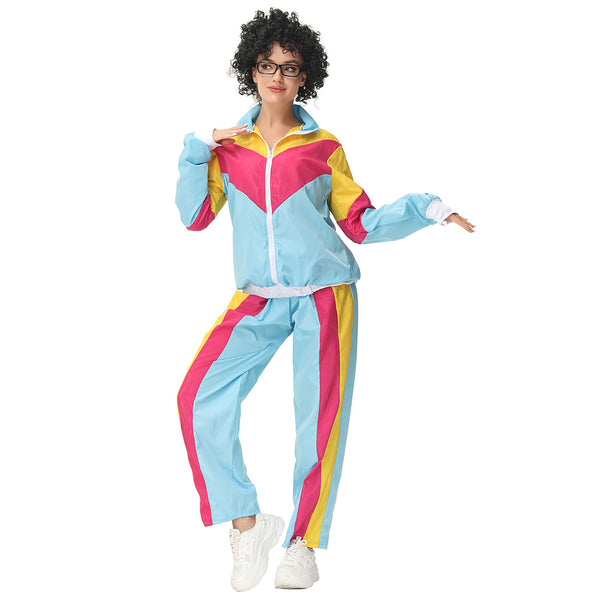 Retro Vintage hip-hop disco Cosplay Costume Outfits Halloween Carnival ...