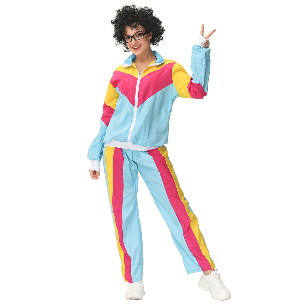 Retro Vintage hip-hop disco Cosplay Costume Outfits Halloween Carnival ...