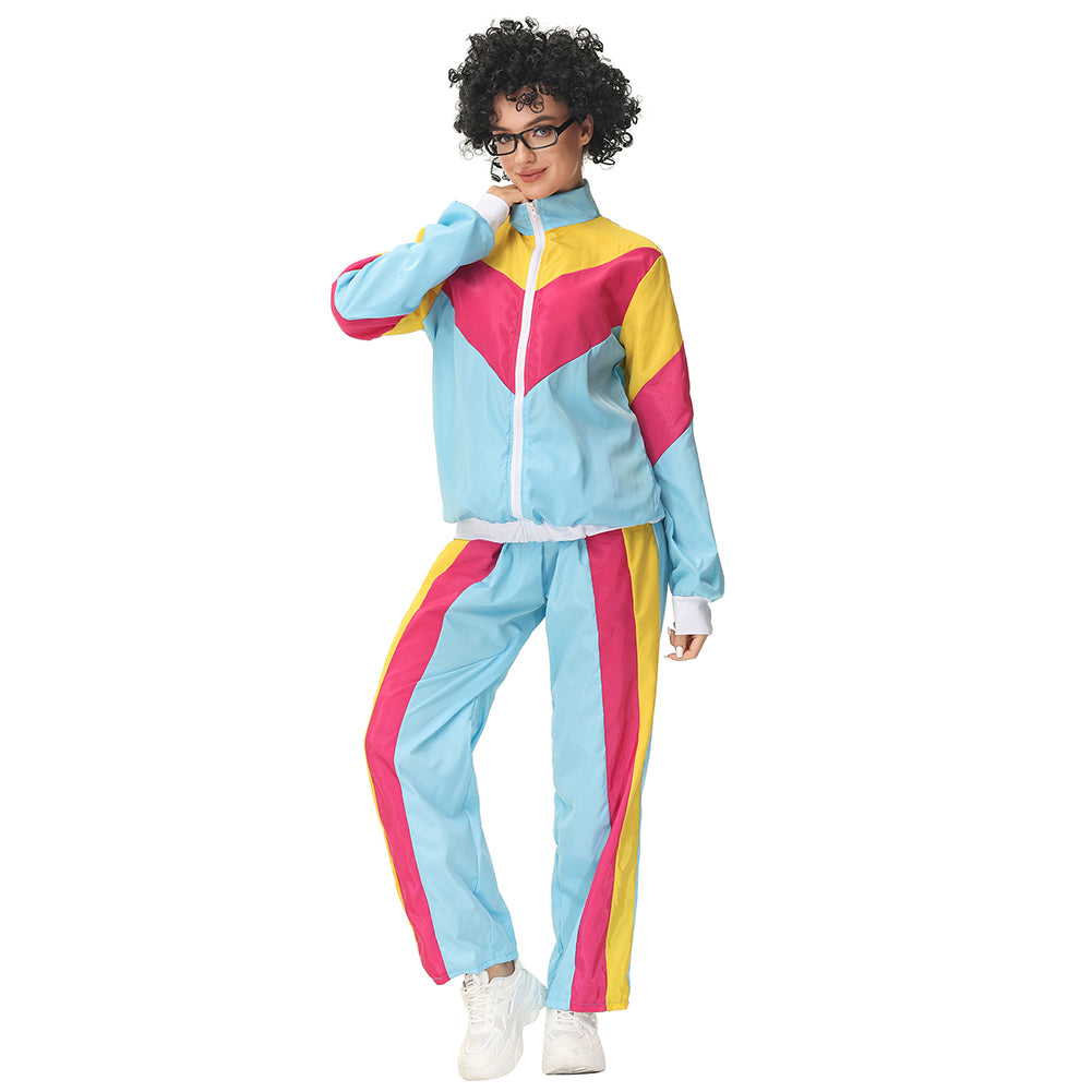 Retro Vintage hip-hop disco Cosplay Costume Outfits Halloween Carnival ...