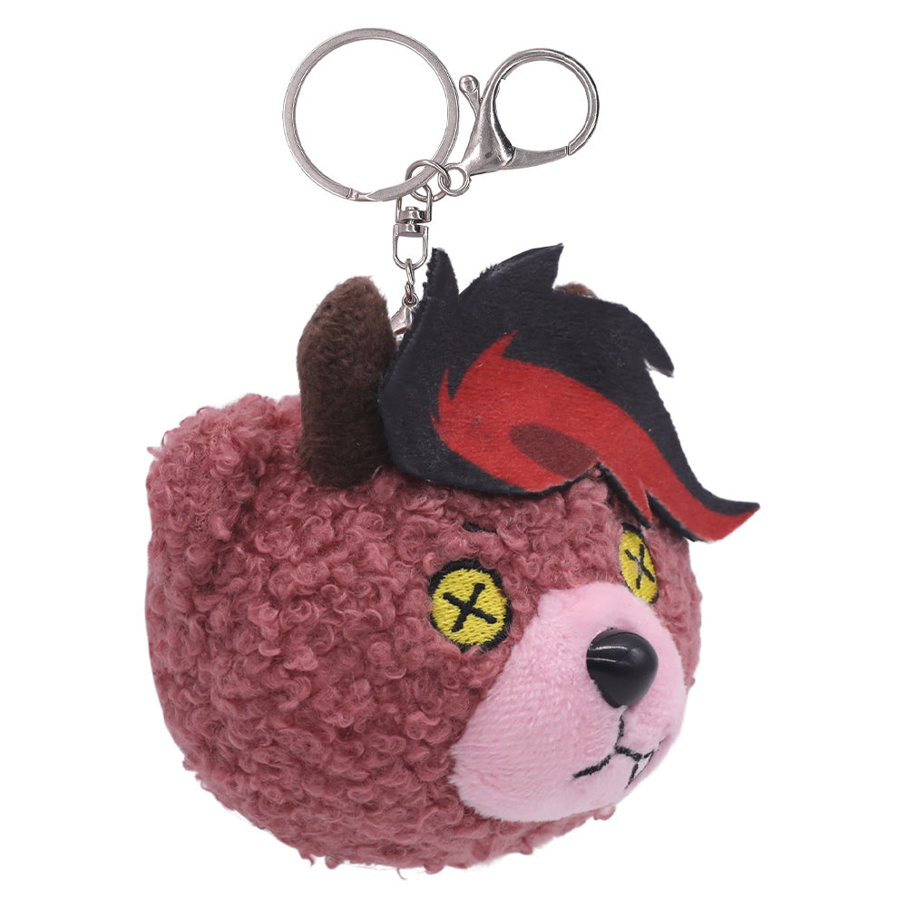 Baldur's Gate 3 Karlach Teddy Bear Cosplay Furry Keychain Key Rings Ma ...