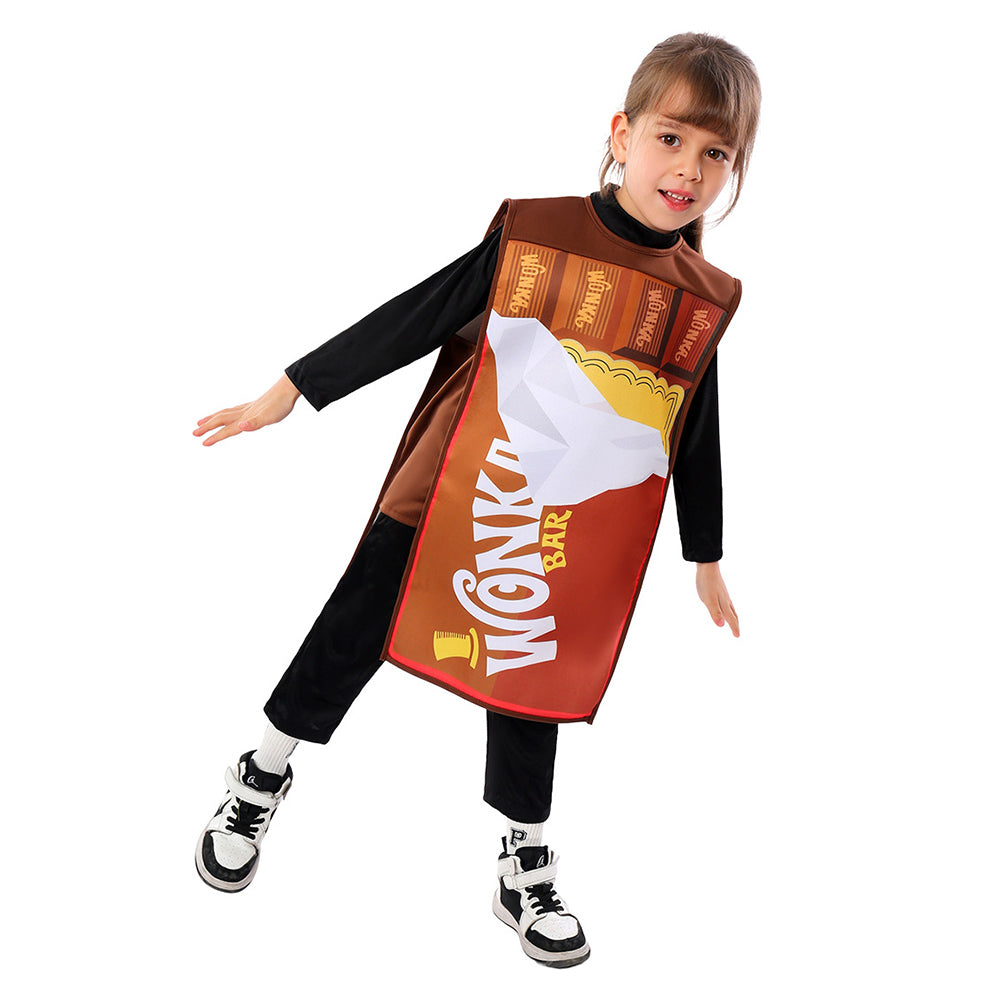 Charlie and the Chocolate Factory Movie Kids Children Chocolate Cospla ...