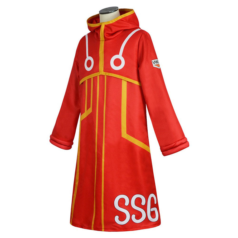 One Piece 2024 Egghead Arc Monkey D. Luffy Full Set Cosplay Costume Ou ...
