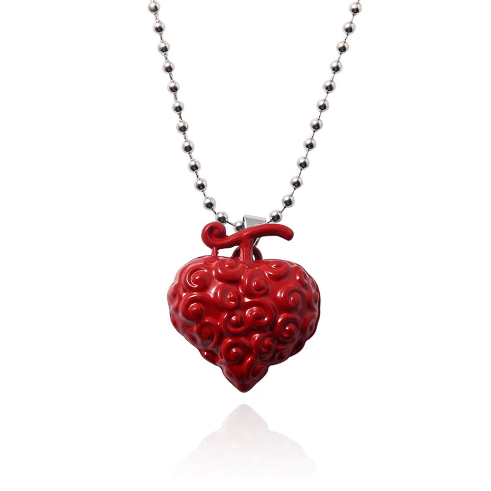 One Piece Luffy Devil Fruit Necklace Neck Chain Fashion Jewelry Choker ...