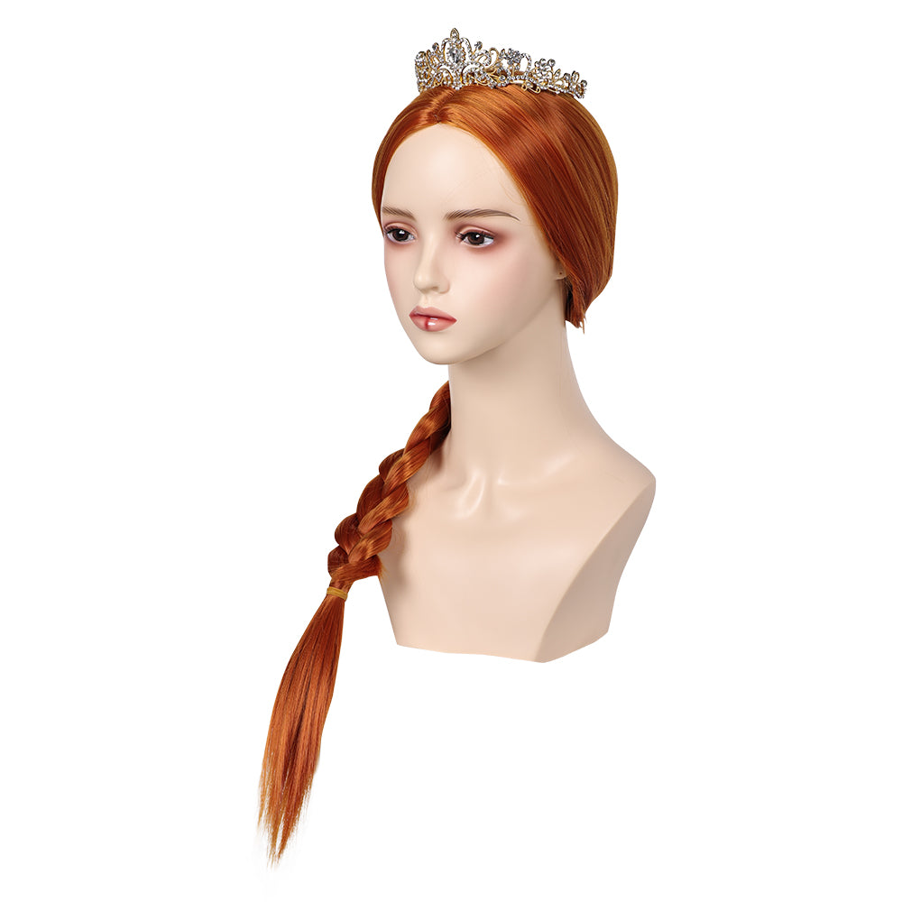 Shrek Fiona Cosplay Wig and Headgear Heat Resistant Synthetic Hair Car ...