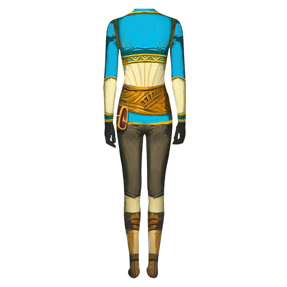 The Legend of Zelda Princesse Zelda Cosplay Costume Jumpsuit Outfits H ...